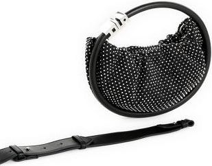 Sonia Rykiel Sac &agrave; main Domino mini en filet strass&eacute;