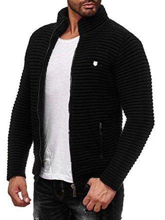 Red Bridge Cardigan pour Hommes Gilet Chandail Pull Noir XL