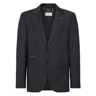 Philipp Plein Homme, Vestes, Bleu, Taille: M Jogger Blazer LS