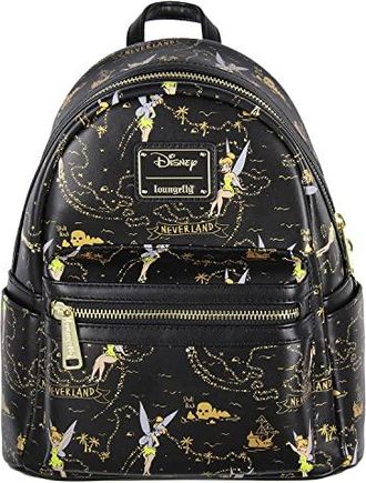 Loungefly Disney Tinkerbell Neverland Treasure Map All-Over Print Little Bit Of Pixie Dust Mini Backpack