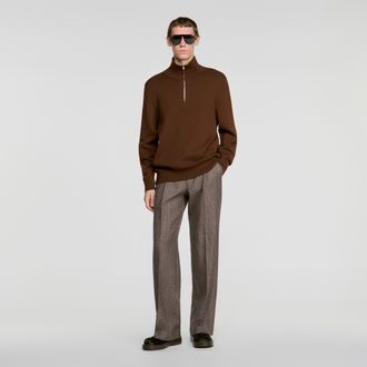 Sandro Pullover mit Stehkragen