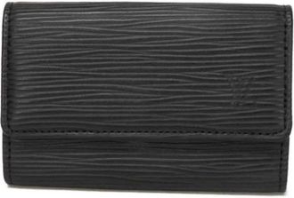 Louis Vuitton unisex, Pre-owned, Noir, Taille: ONE Size Porte-cl&eacute;s en cuir Pre-owned