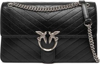 Pinko Handtasche Love One Light Classic AI 25-26 PLTT 106174 A2JC Schwarz