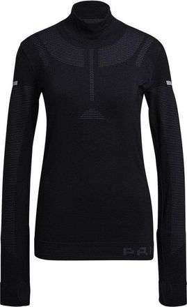 adidas Performance Langarmshirt Primeknit Midlayer (Half-Zip) schwarz Damen