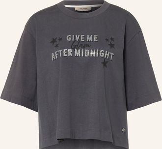 Mos Mosh Mos Mosh T-Shirt Mmguinn Mit Schmucksteinen grau