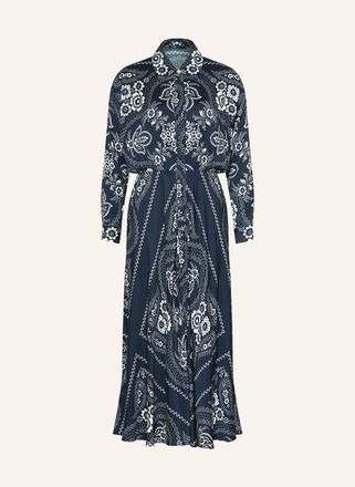 Maje Hemdblusenkleid blau