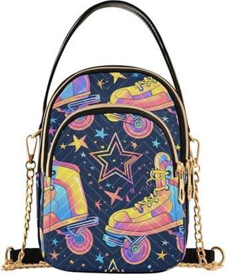 Mnsruu Sac à bandoulière rétro pour femme avec sangle réglable