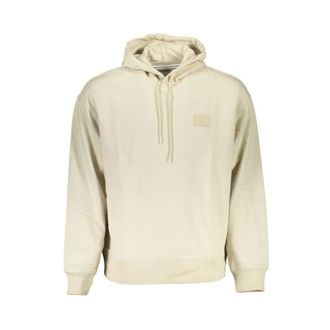 Calvin Klein SweaT-shirt &agrave; Capuche Manches Longues - Homme - Sweatshirts et sweats &agrave; capuche - Beige - Taille: XL
