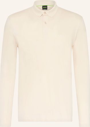 HUGO BOSS Jersey-Poloshirt Pirol Regular Fit weiss