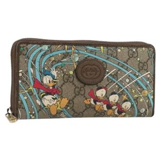 Gucci Portefeuille Vintage Pre-owned - Femme - Pre-owned - Beige - Taille: ONE Size