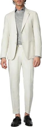 Strellson Herren Anzug beige meliert Slim Fit