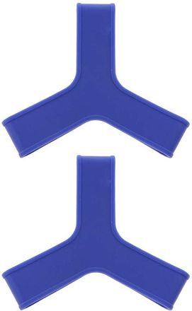 Perfeclan Flossenband universal Flossenhalter Kreuzband 2er Set, Blau, M