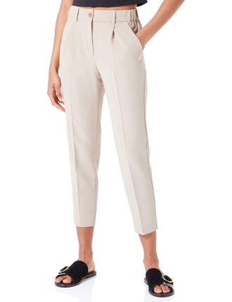 Sisley Sisley Womens Trousers 4KVXL5CM7 Pants, Beige 18J, 40