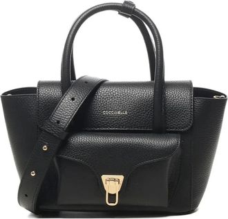 Coccinelle Femme, Sacs, Noir, Taille: ONE Size Sac &agrave; main Cuir Grain&eacute;