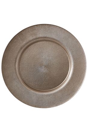 Novel Platzteller, Beige, Glas, 4-teilig, Uni, rund, 2 cm, Lfgb, Essen & Trinken, Geschirr, Teller, Platzteller