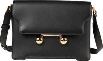 Marni Hobo Bags - Medium Rectangular Shoulder Bag - Gr. unisize - in Schwarz - für Damen