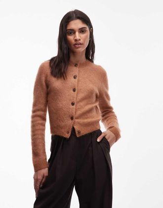 & Other Stories Gilet en laine et mohair - Beige-Neutre