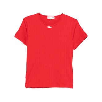 Stine Goya Vered T-Shirt - - Tops - Damen - Rot - XS