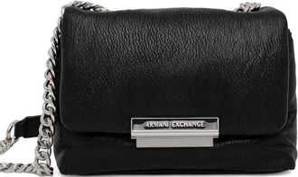 A|X Armani Exchange mini sac &agrave; plaque logo - Noir