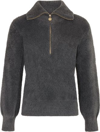 Morgan Damen 222-mnovi Pullover, anthrazit, Small