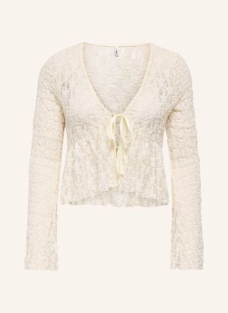 Only Blusenshirt Aus Spitze weiss