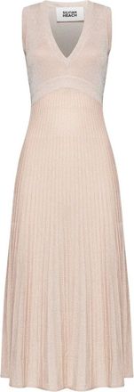 Silvian Heach Femme, Robes, Rose, Taille: 38 FR Long Striped Dress