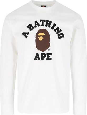 A Bathing Ape T-Shirt Logo College Ls