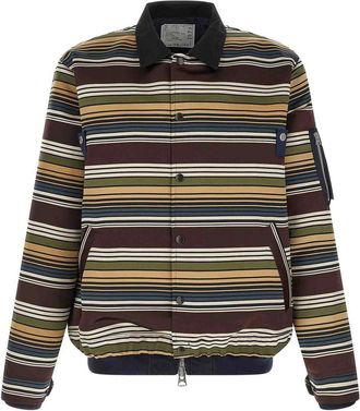 sacai Veste Casual - Marron