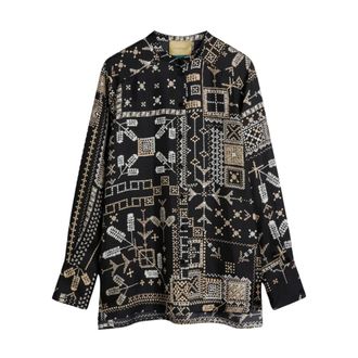 Momoni Femme, Blouses et Chemises, Noir, Taille: 38 FR Mesilla Shirt