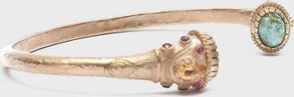 Gerard Darel Bracelet &agrave; pierre turquoise - RAJAH - Or