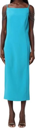 Pinko Pinko, Femme, Robes, Bleu, Taille: 40 FR Midi Sheath Dress