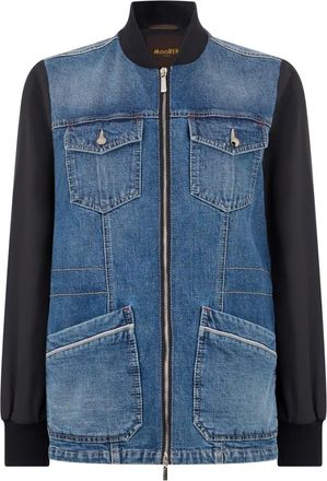 Moorer Femme, Vestes, Bleu, Taille: 42 FR Manteaux