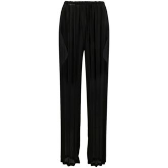 Dries Van Noten Femme, Pantalons, Noir, Taille: 38 FR Straight Pantalons