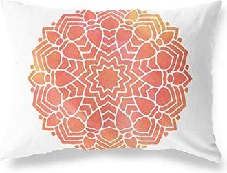 Bonamaison Le Jardin du Lin Kissen Zierkissenbezug Kissenbezug, Weich Bequem, Für Zuhause Autos Büro Sofa Wohnzimmer Couch Schlafzimmer Dekor, 35x50 Cm - Entworf