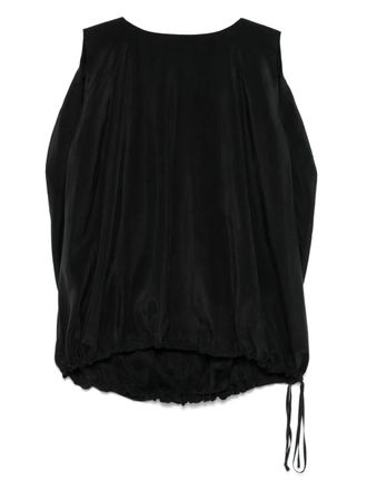 Another Tomorrow haut à lien de resserrage - Noir