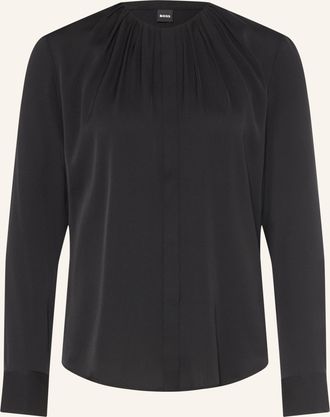HUGO BOSS Bluse Banorah Mit Seide schwarz