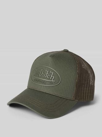 Von Dutch Trucker Cap mit Label-Print und verstellbarem Riegel