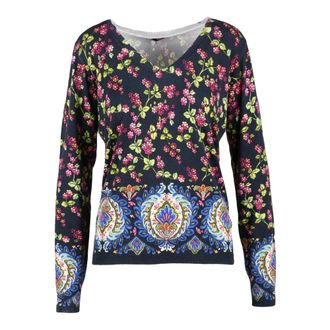 Etro Sottogiacca V-neck Knit - - Knitwear - Damen - Mehrfarbig - 2XL