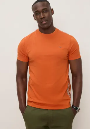 Kangaroos T-Shirt KANGAROOS, Herren, Gr. 4XL, orange (rostrot), Obermaterial: 100% Baumwolle, Rundhals, abgesteppt, Shirts T-Shirt, mit Rundhalsausschnitt, R&uuml;ck
