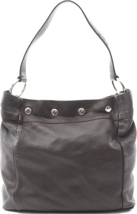 Prada sac porté épaule en cuir (années 2000) - Marron