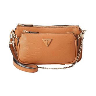 Guess Noelle II Double Pouch Crossbody - - Bags - Damen - Braun - ONE SIZE