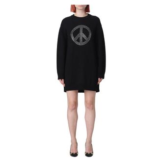 Moschino Strickkleid - Modischer Stil - - Dresses - Damen - Schwarzk - XS