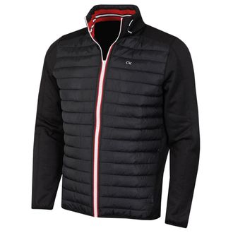 Calvin Klein Herren CK Hybrid Insulate Leichte Jacke - Schwarz/Rot - XXXXL