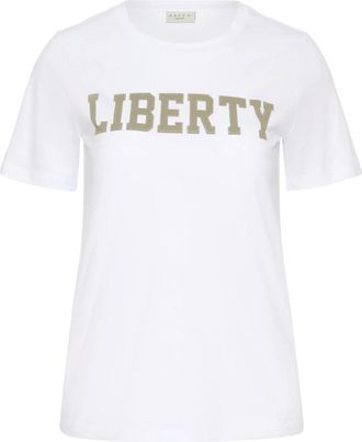 Kaffe Curve Femme, Tops, Blanc, Taille: 42 FR T-Shirt