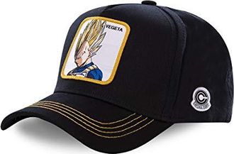Capslab Casquette Dragon Ball Z Vegeta Saiyan Noir