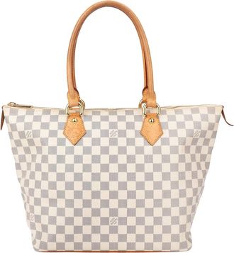 Louis Vuitton Crossbody Bags - Louis Vuitton Damier Azur Monogram Saleya GM Handb - Gr. unisize - in Weiß - für Damen