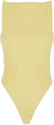 Jacquemus Femme, Maillots de bain, Jaune, Taille: 38 FR Maillot de Bain Une Pi&egrave;ce avec D&eacute;tail Avant