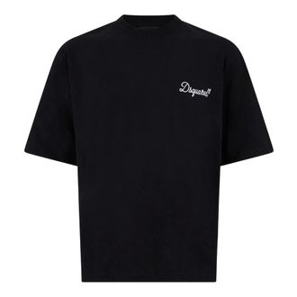 Dsquared2 Homme, Tops, Noir, Taille: XL Signature Loose Fit T-Shirt
