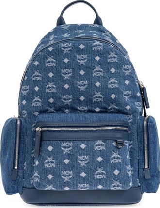MCM Mcm, Homme, Sacs, Bleu, Taille: ONE Size Stark Backpack