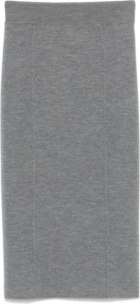 Pinko Pinko, Femme, Jupes, Gris, Taille: 38 FR Midi Skirt